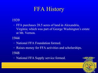Ffa history | PPT
