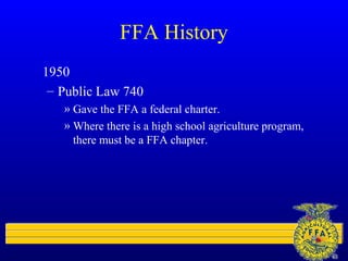Ffa history | PPT