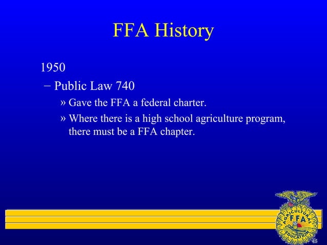 Ffa history | PPT