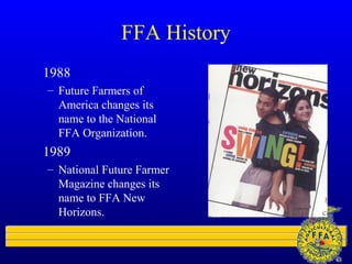 Ffa history | PPT