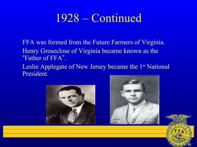 Ffa history | PPT