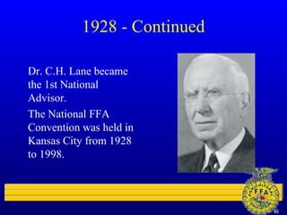 Ffa history | PPT
