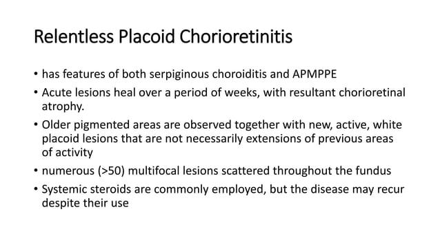 FFA and ICGA in posterior uveitis | PPTX