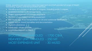 FF and logistic services | PPT