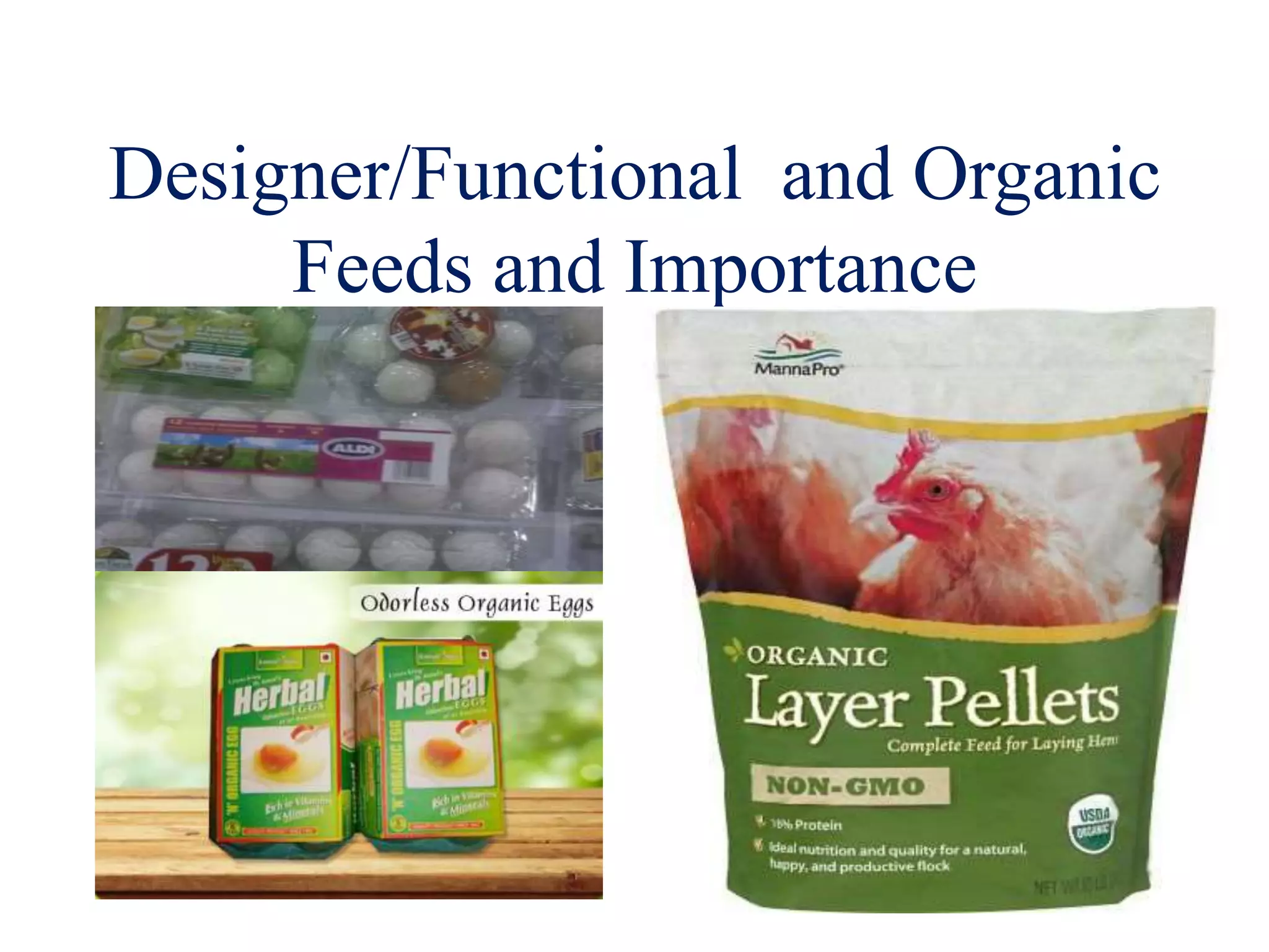 Designer/Functional and Organic Feeds and Importance | PPTX