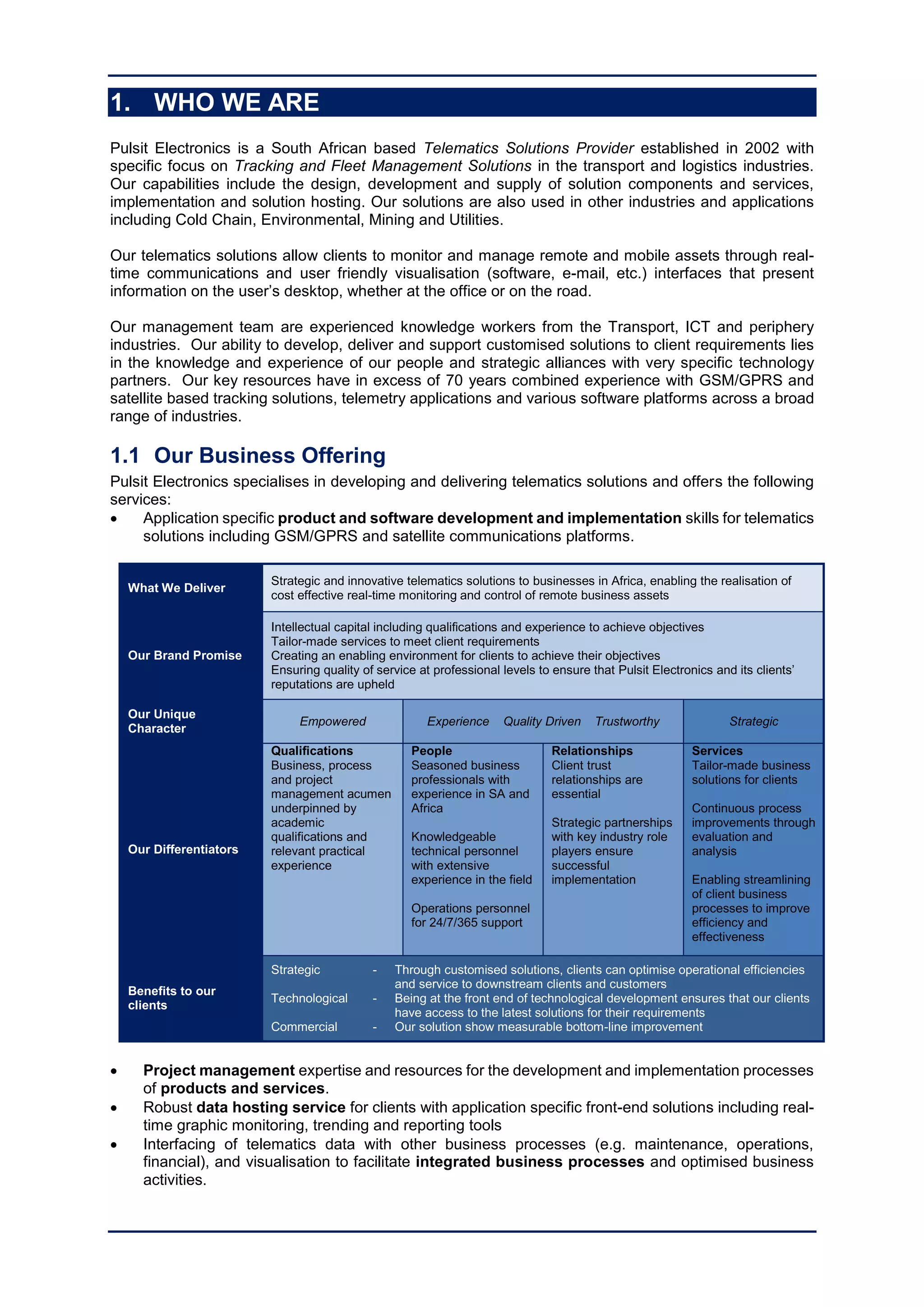 Pulsit SA Company Profile 2014.06