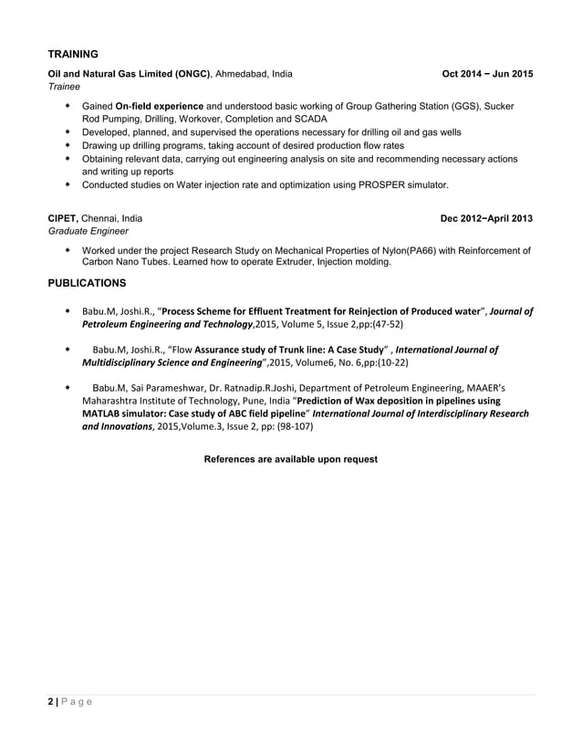 Babu resume. | PDF | Business | Business and Finance