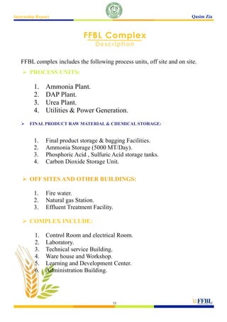 Ffbl intership report of mechanical engineering by qasim zia | PDF