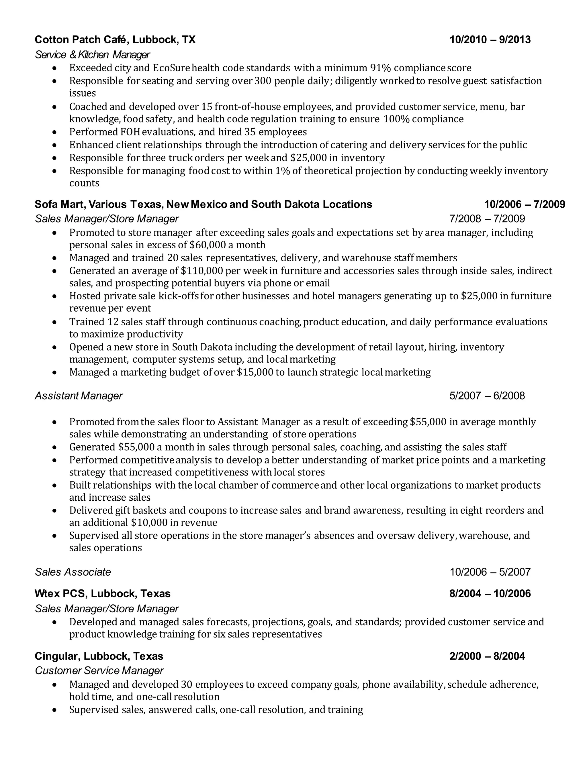 Brandon Carter Resume | DOCX