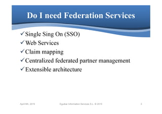 Federation Services | PDF