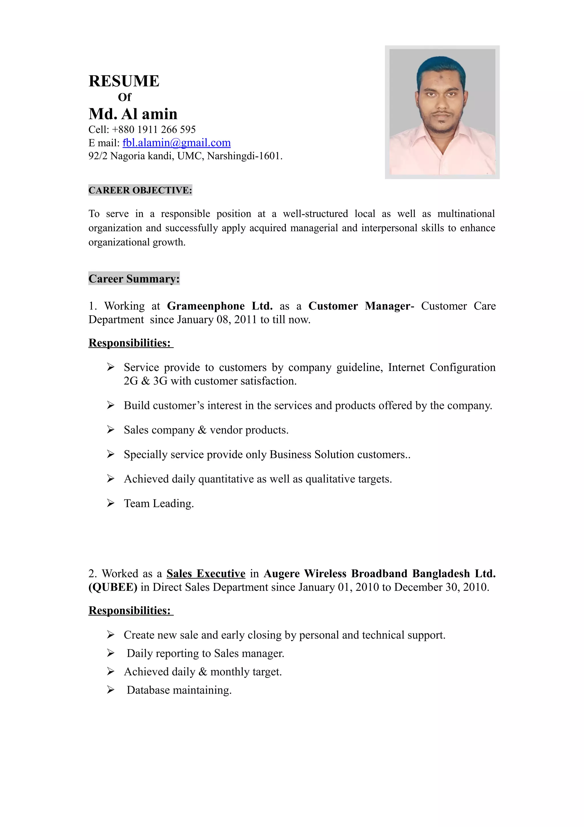 CV doc.odt 111111111 | PDF