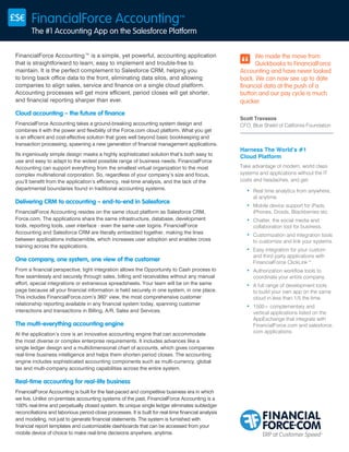 FinancialForce Accounting Datasheet | PDF