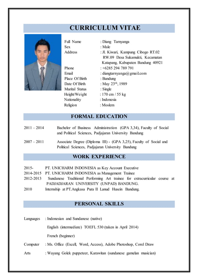 CV Diang Tarnyanga | PDF