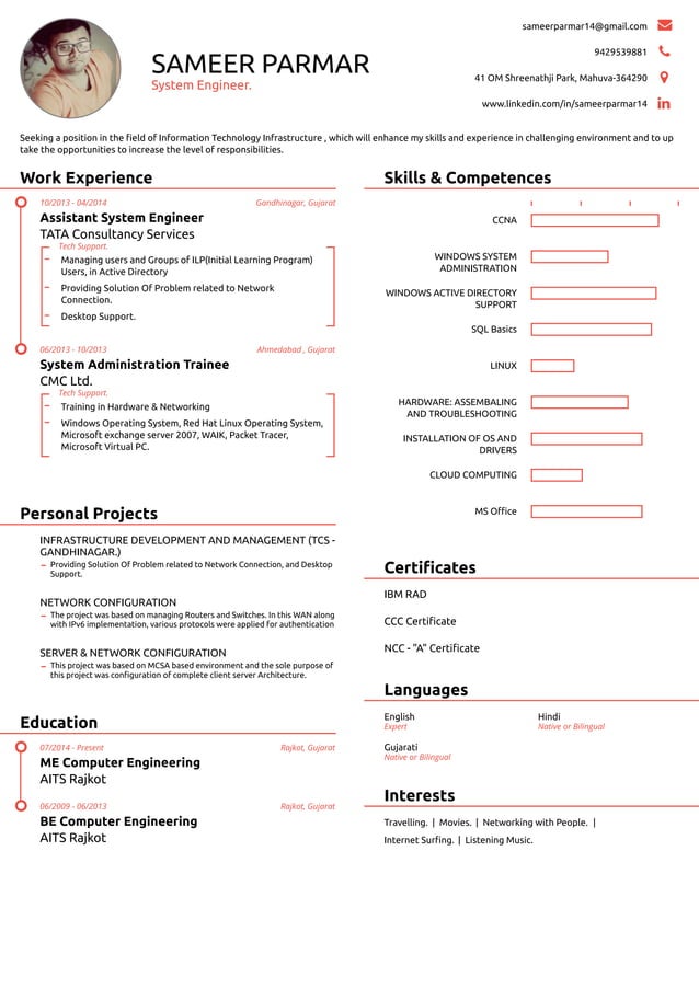 Sameer Parmar resume | PDF