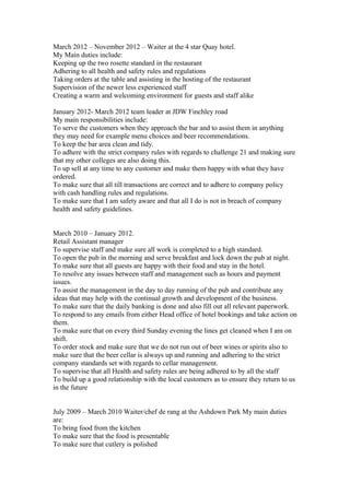 David Dickson cv | DOC