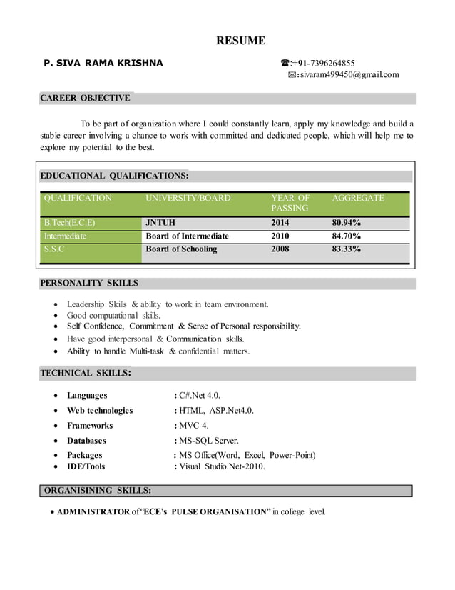 myRESUME | DOCX | Computer Software and Applications | Computing