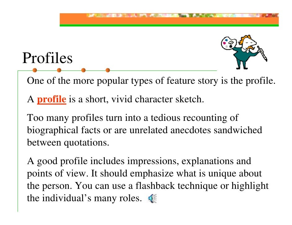 Feature Writing Slides