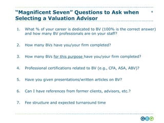 GBQ Consulting - BV Overview | PPT