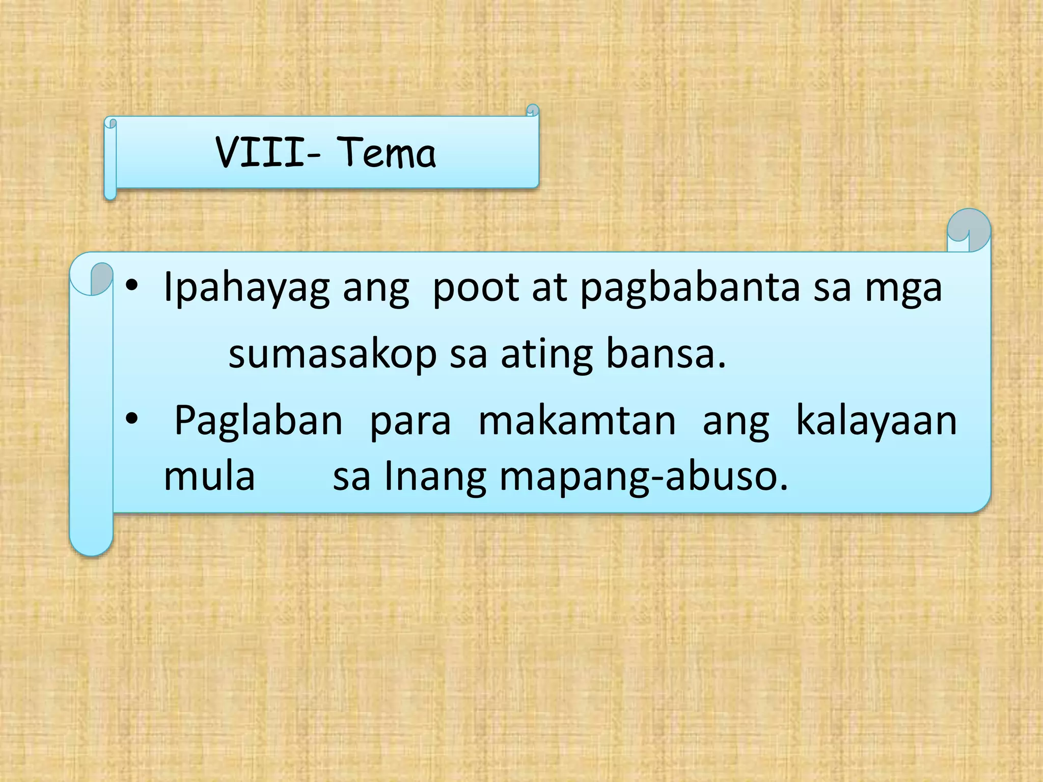 May Bagyo ma't May Rilim | PPTX