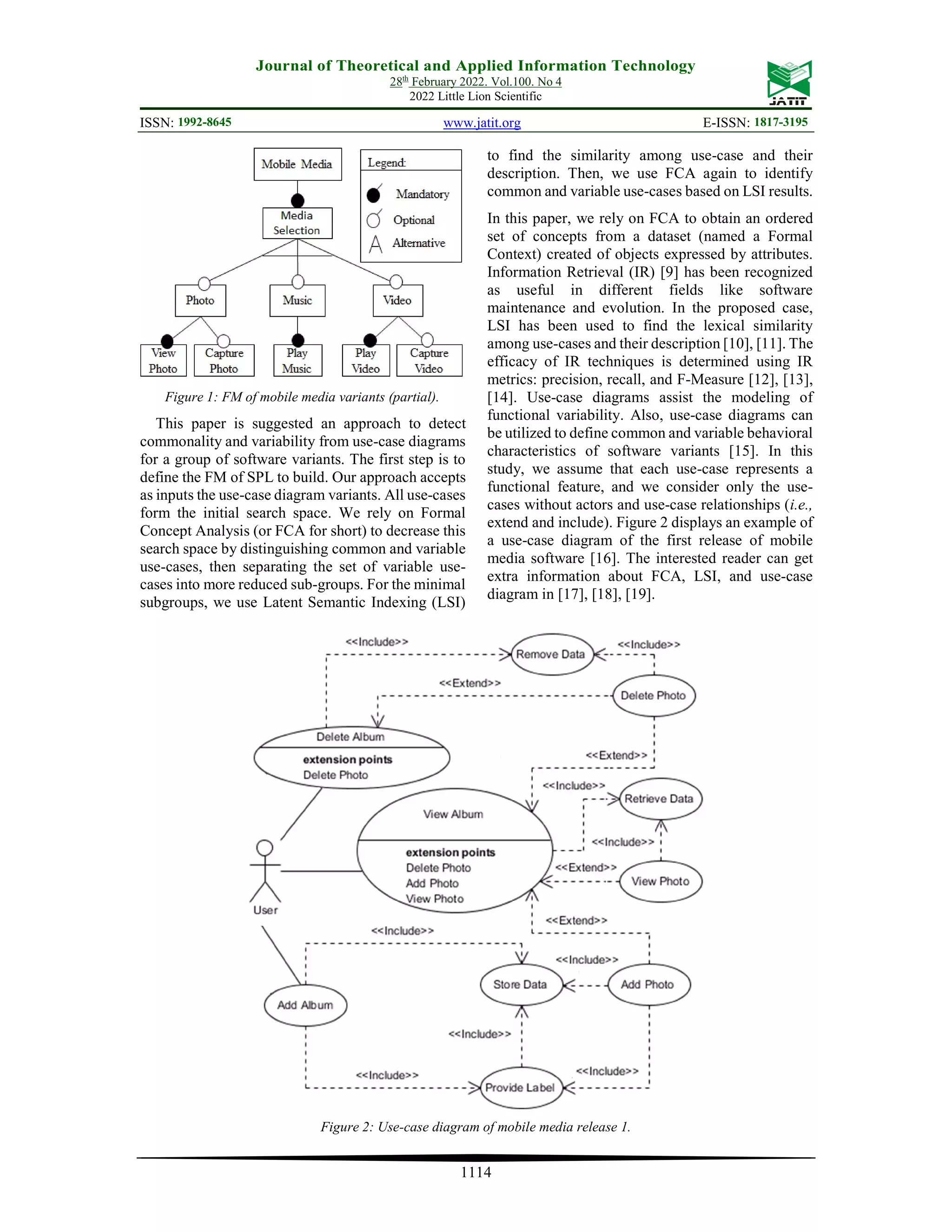 Detecting commonality and variability in use-case diagram variants | PDF