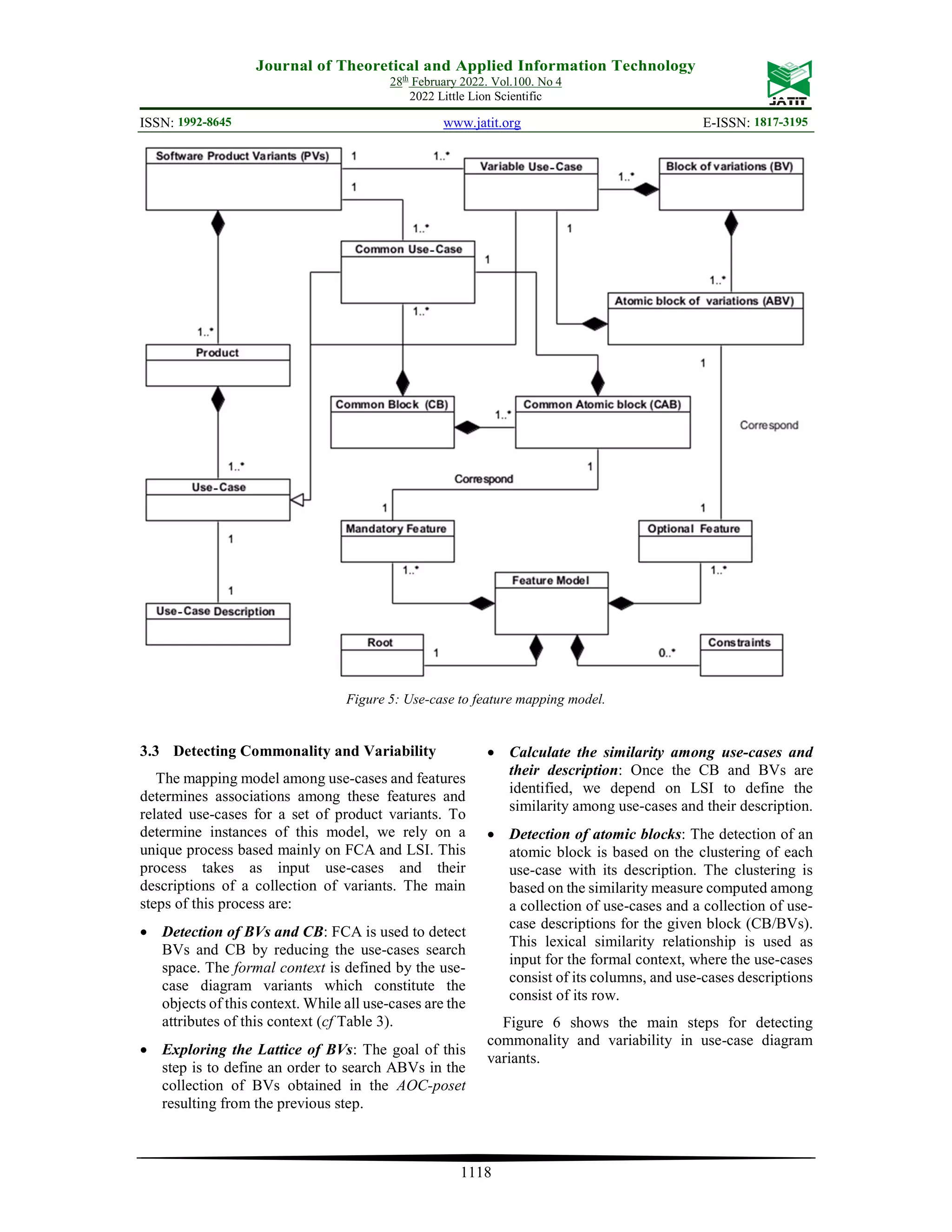 Detecting Commonality And Variability In Use Case Diagram Variants Pdf