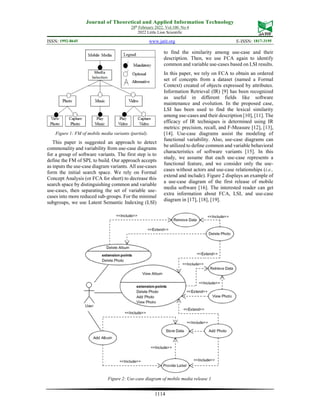 Detecting commonality and variability in use-case diagram variants | PDF