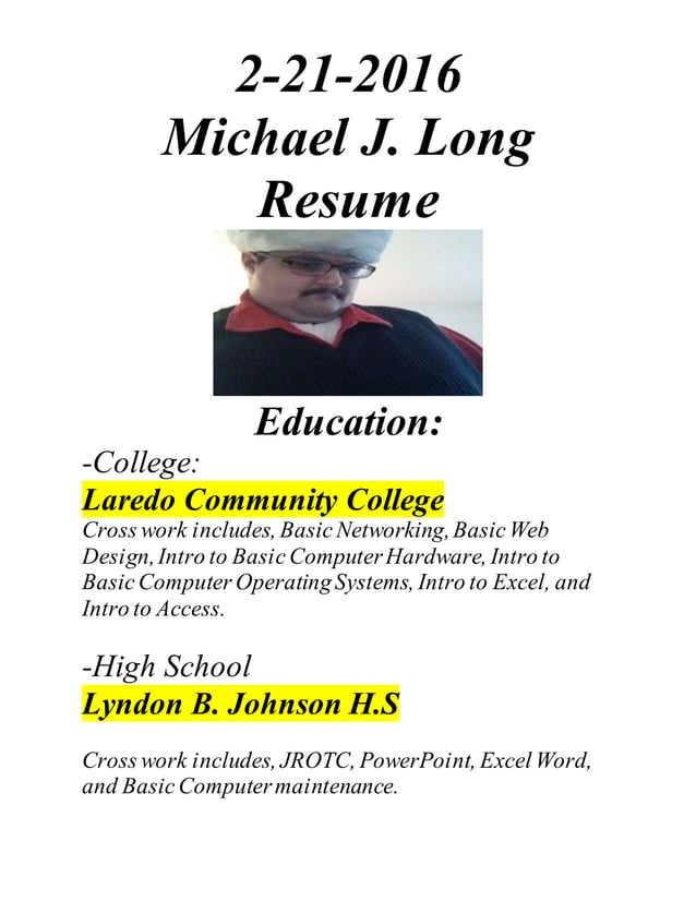 Michael's Resume | PDF