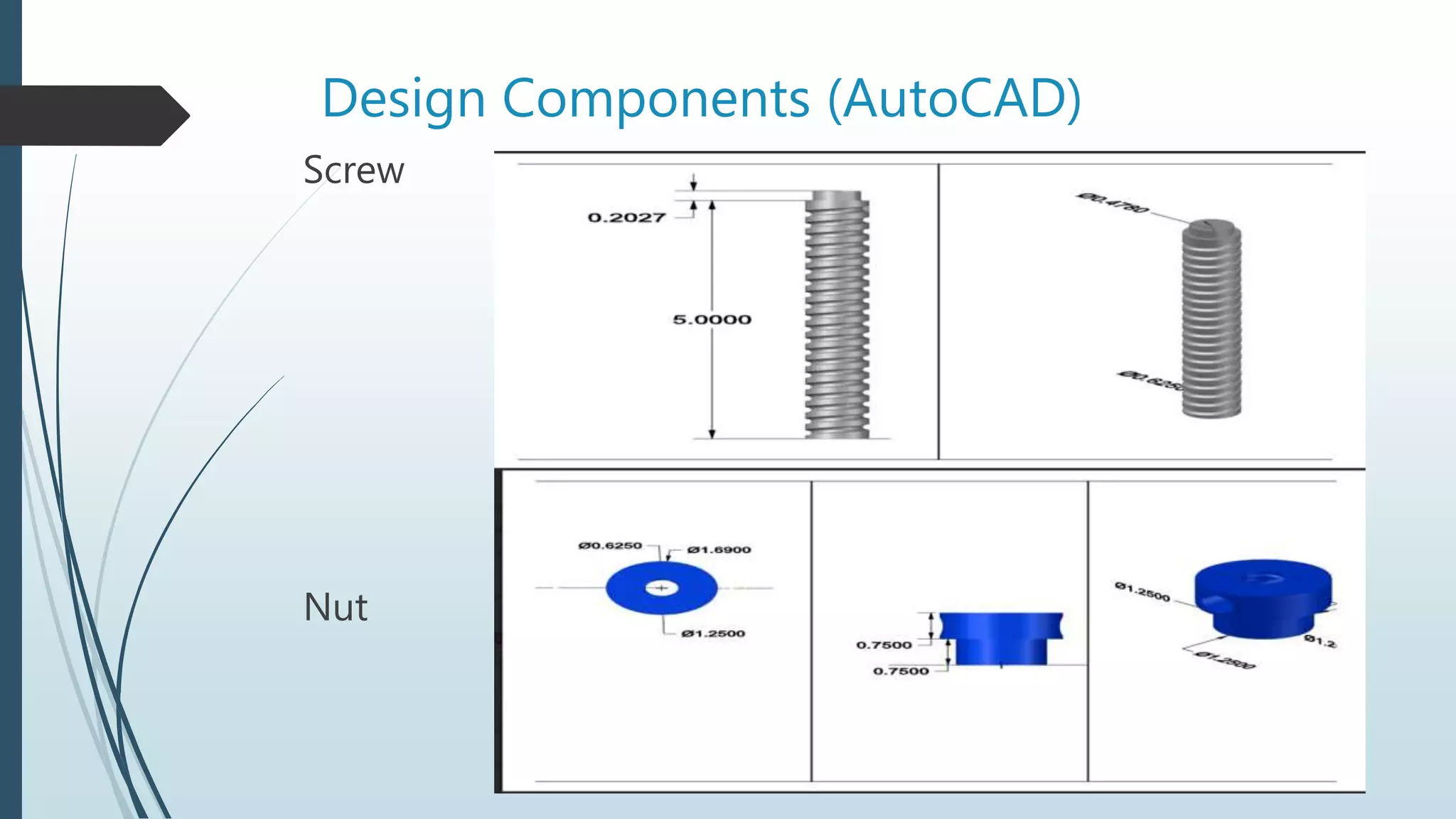 Screw Jack Design | PPTX