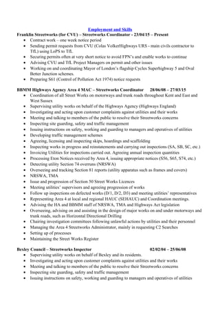 Peter Smith CV sans CD | DOC