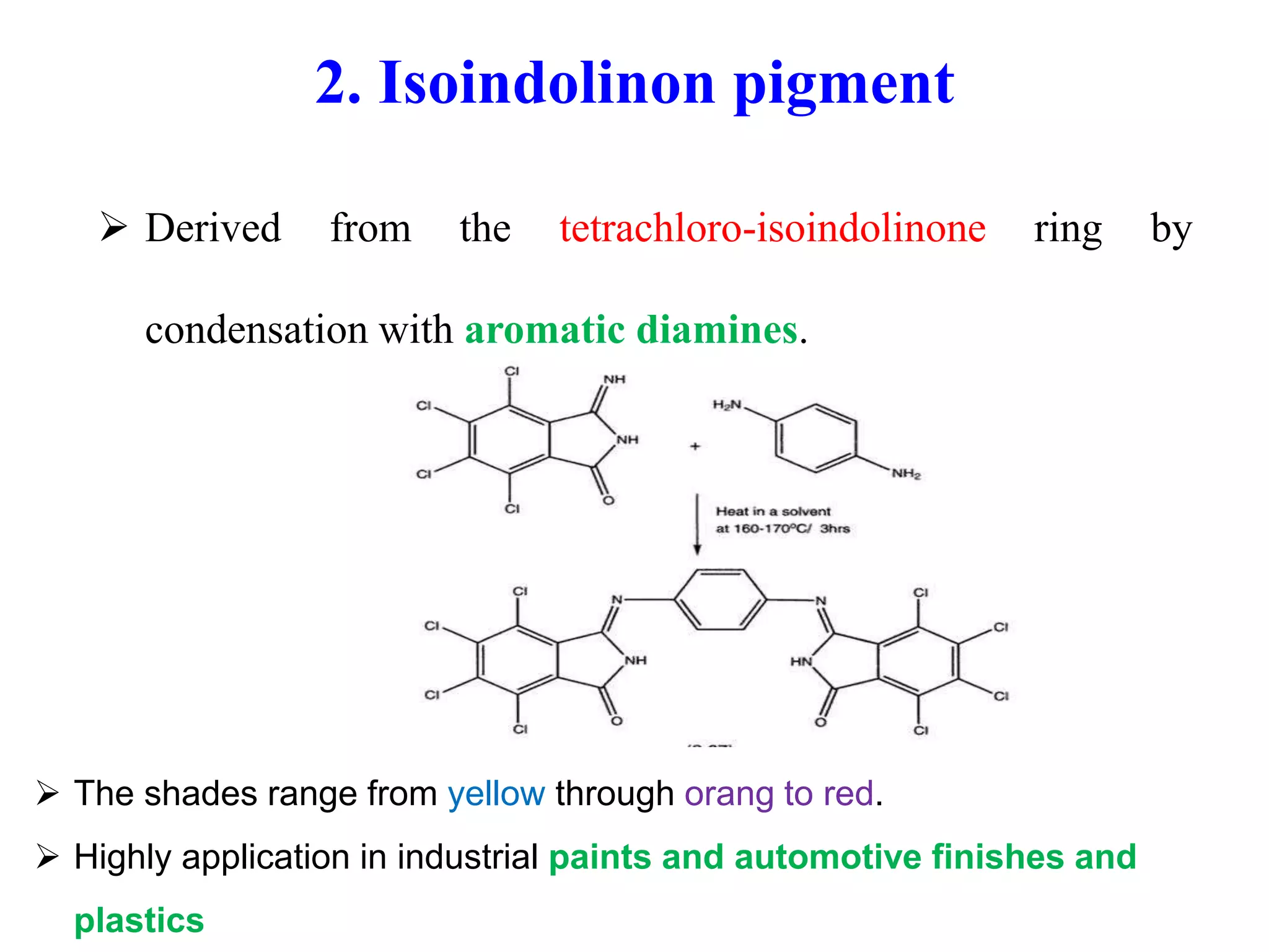 pigments and their characterstics | PPTX