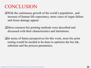 3D bioprinting | PPTX
