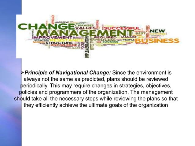 principle of planning | PPTX | Business | Business and Finance