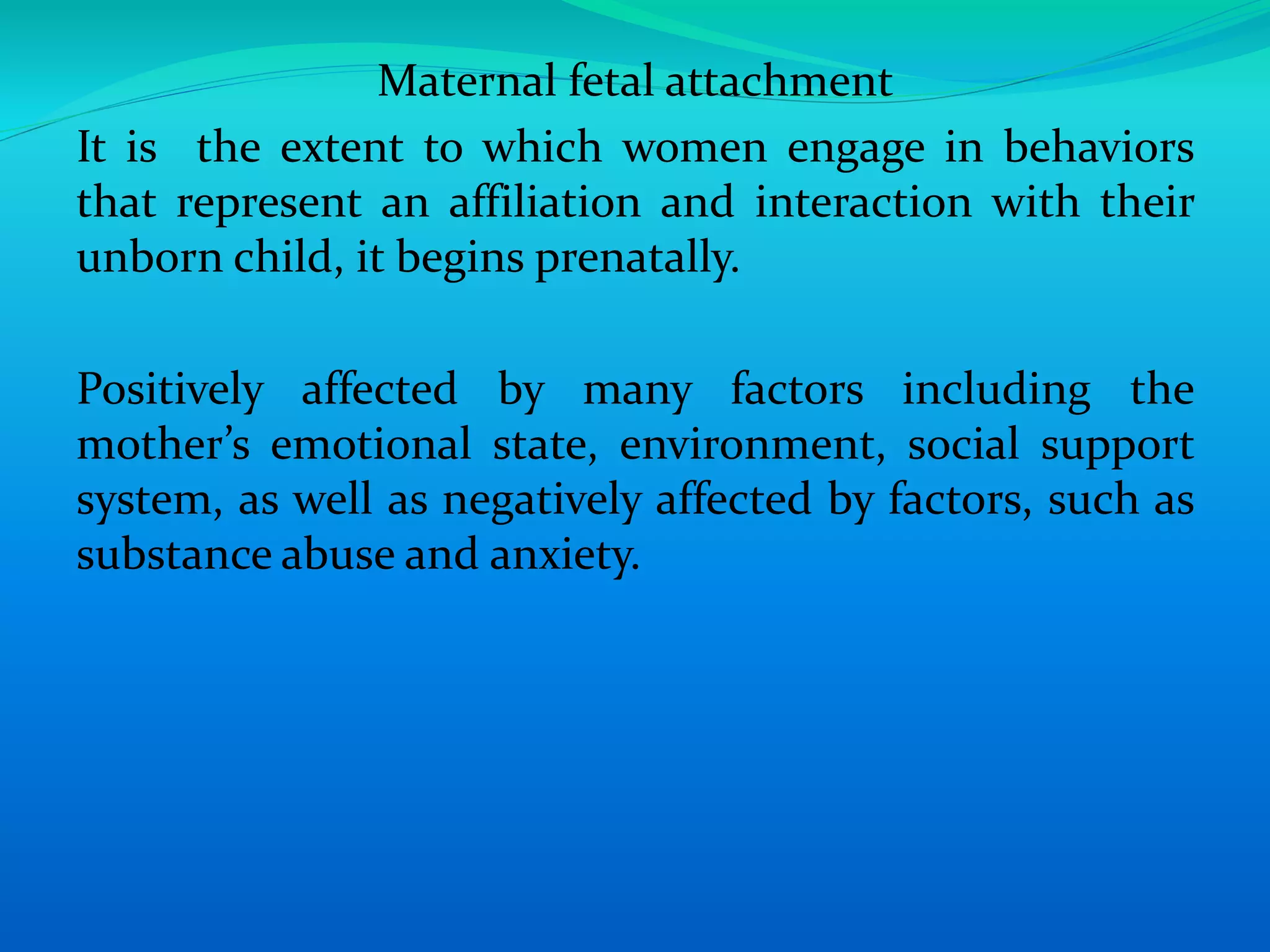 Rethinking about fetal and Neonatal Psychology | PPTX