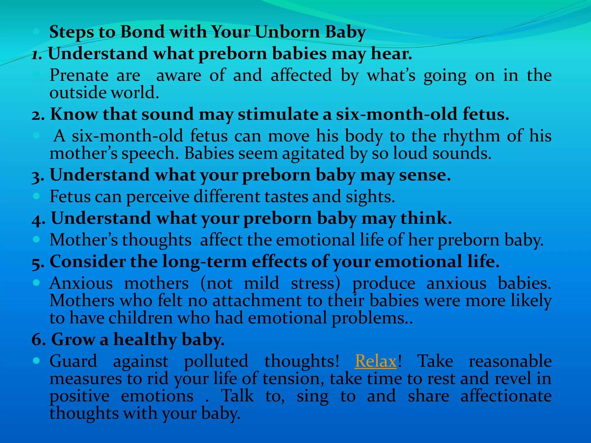 Rethinking about fetal and Neonatal Psychology | PPTX