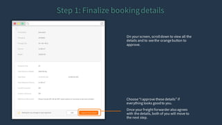 Fleet Booking & Payment - Freight Forwarder Guide | PPT