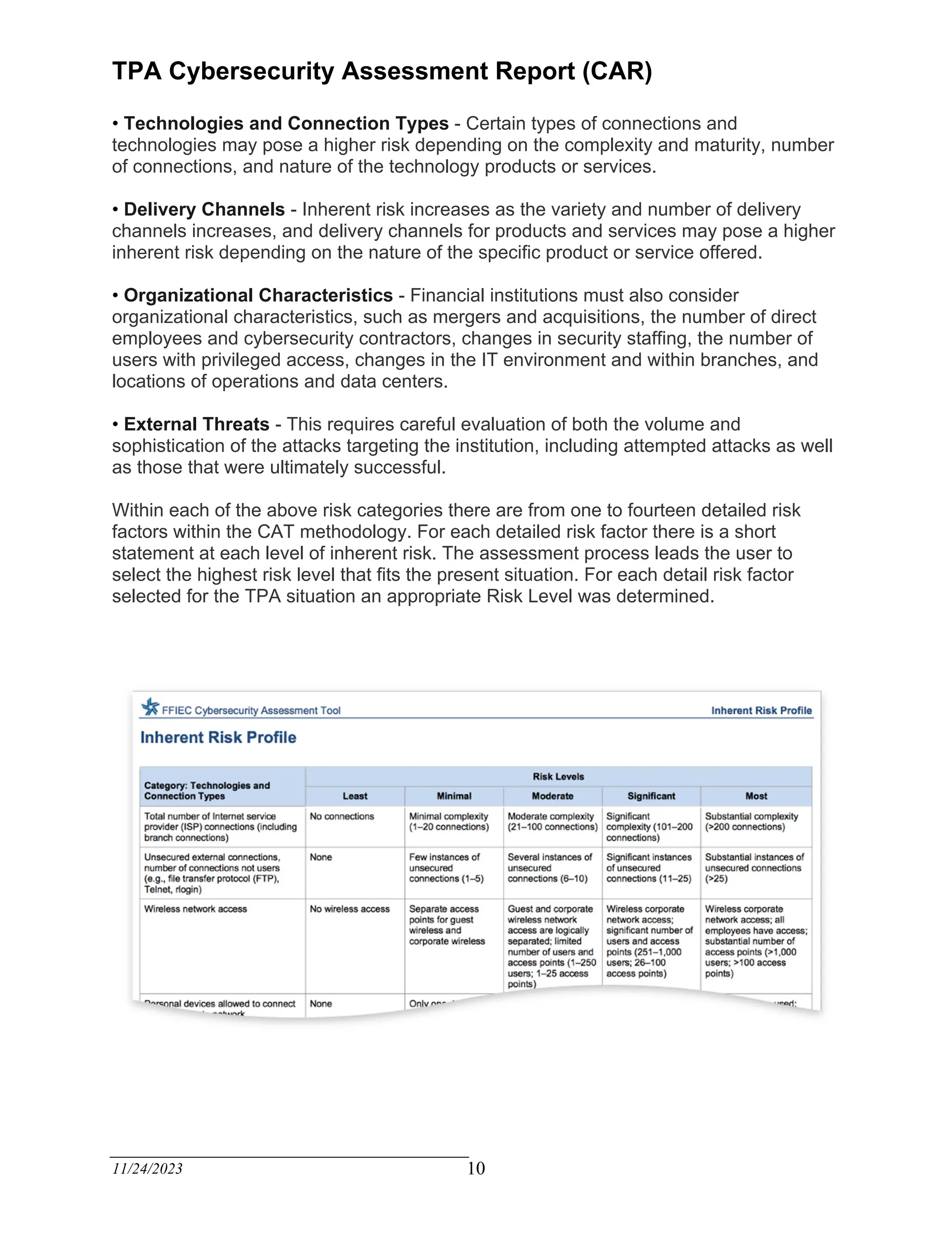 FFIEC Cybersecurity Assessment Report CAR Example .pdf