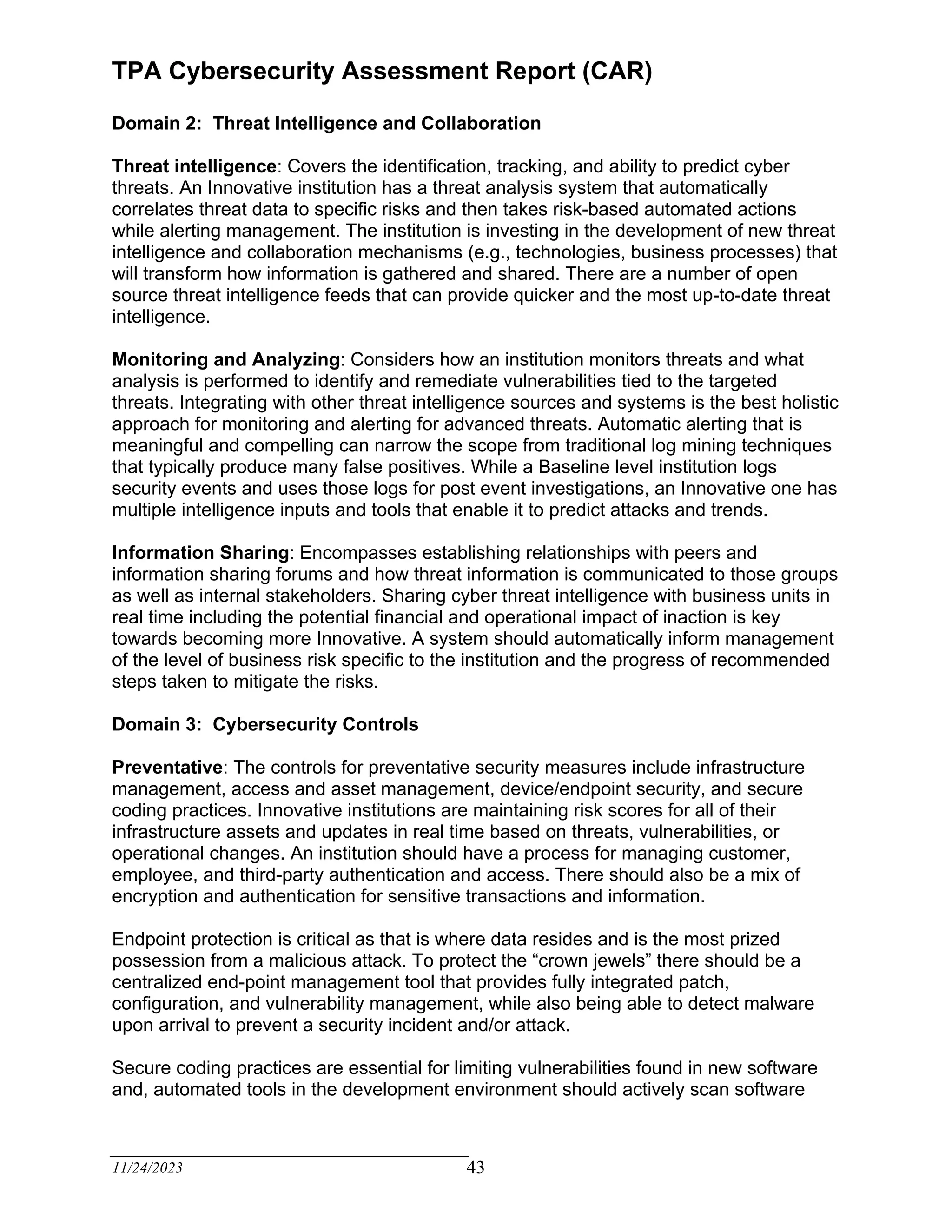 FFIEC Cybersecurity Assessment Report CAR Example .pdf