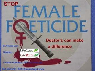 Female Foeticide Poster Making