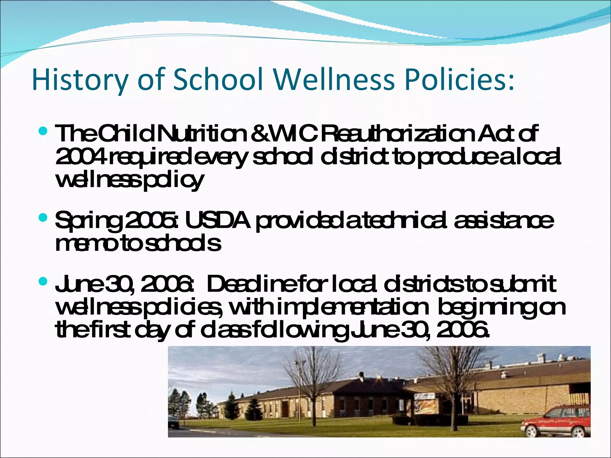 Schools FFI School Wellness Policynov122008 | PPT