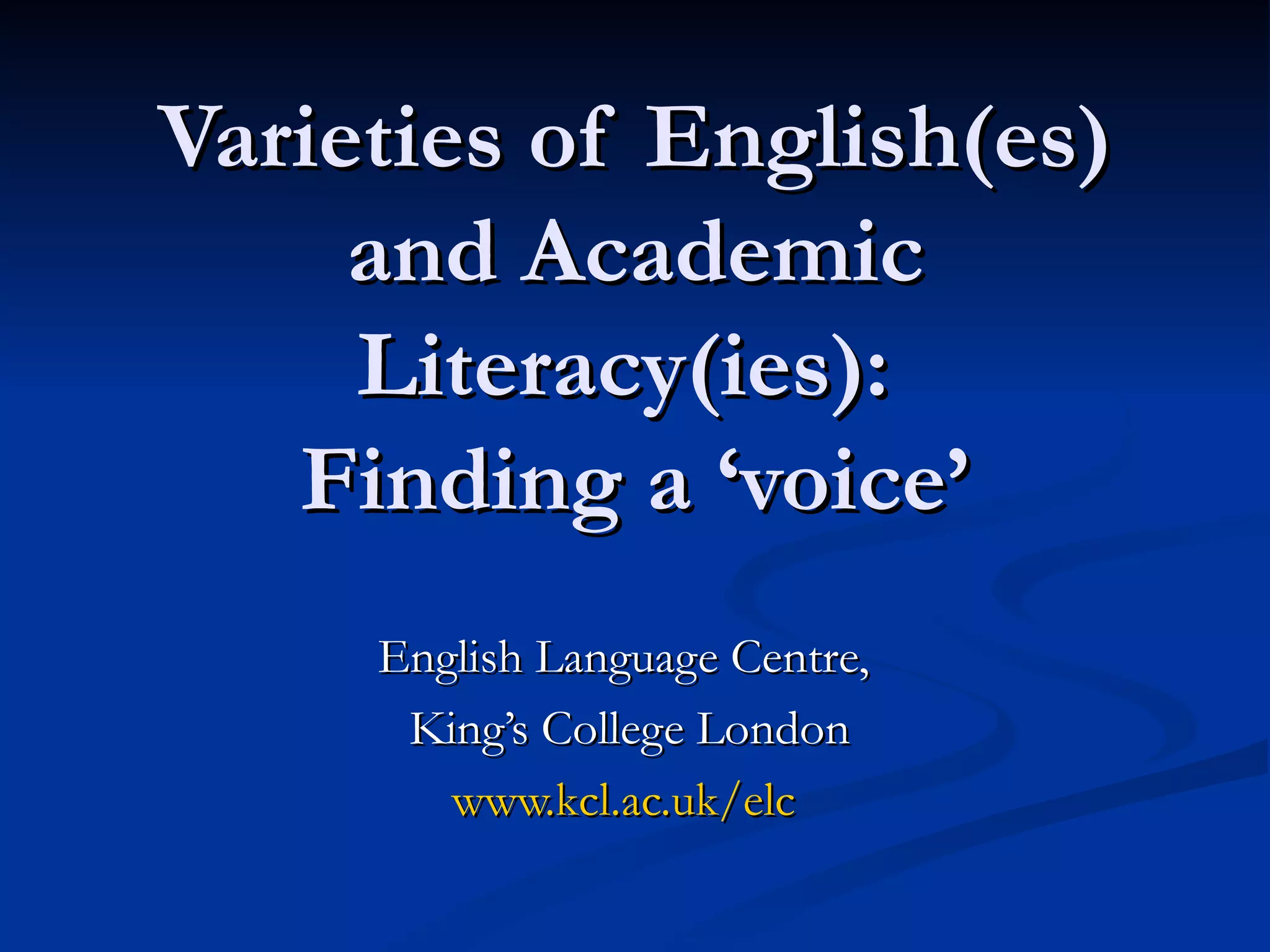 varieties | PPT