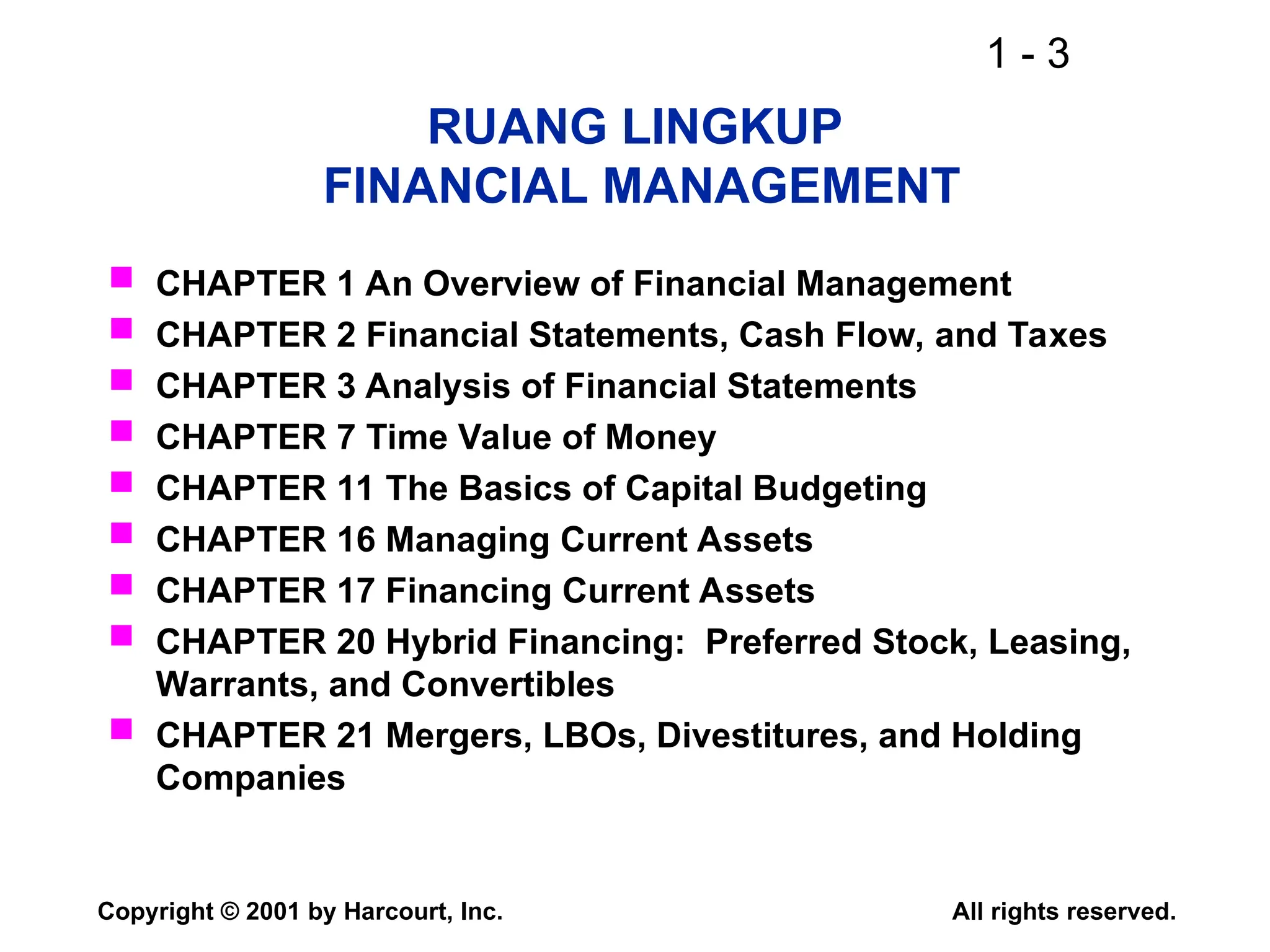 An Overview of Financial Management, Career opportunities | PPT