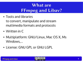 FFMPEG and LibAV | PDF