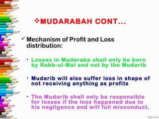 islamic modes of finance | PPT