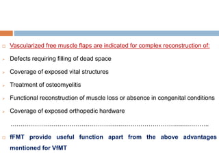 Free Functional Muscle Transfer | PPTX