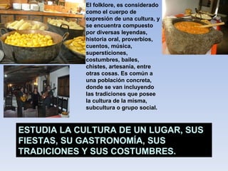 definición y fotos acerca de folklore | PPT
