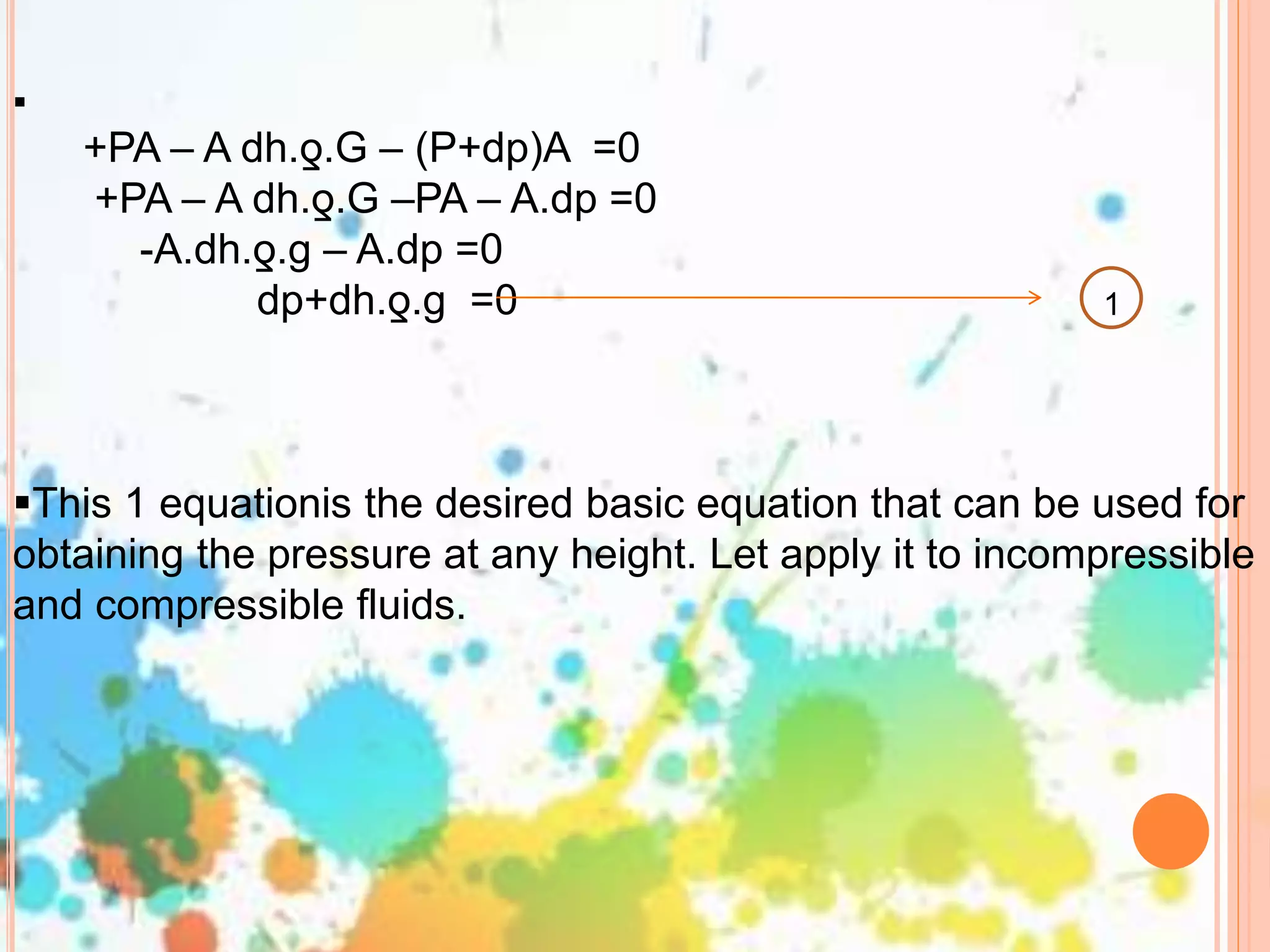 hydrostatic equilibrium | PPTX