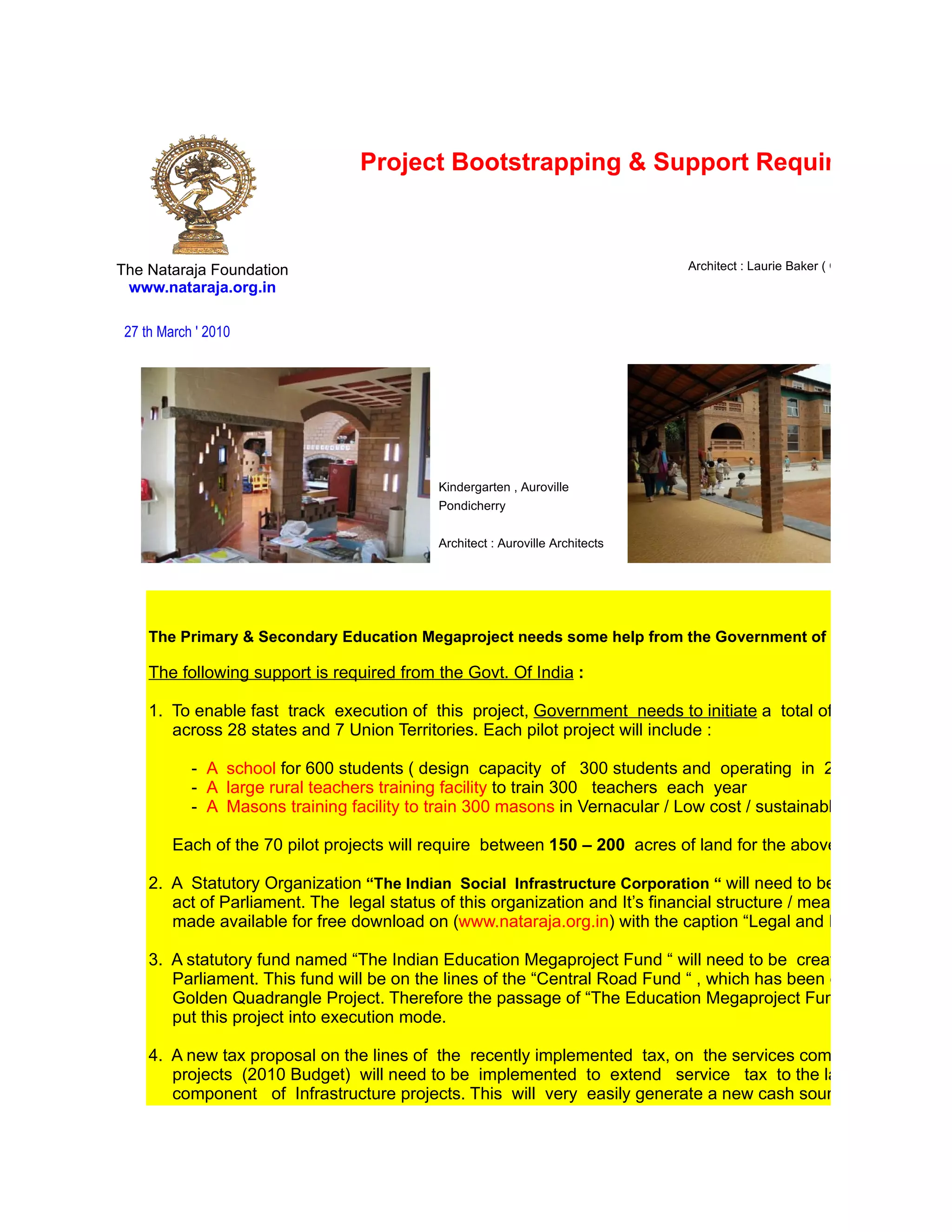 The Indian Primary And Secondary Education Megaproject Excel Motherfile | XLS