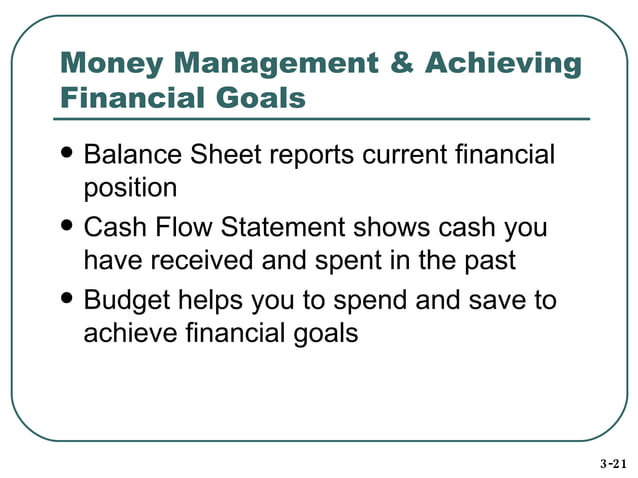HUSC 3366 Chapter 2 Money Management Skills | PPT