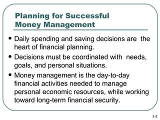HUSC 3366 Chapter 2 Money Management Skills | PPT