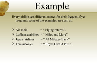 ppt on frequent flierv programme | PPT